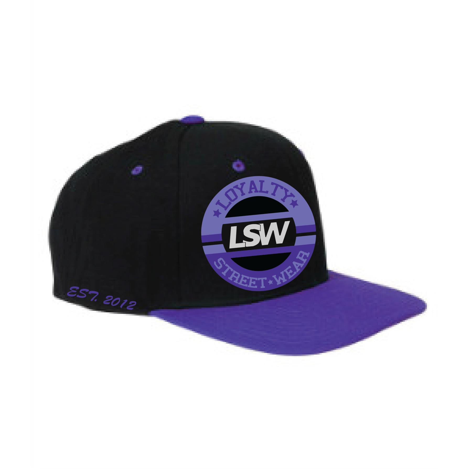 Essential Snapback [Black/Purple] on Storenvy