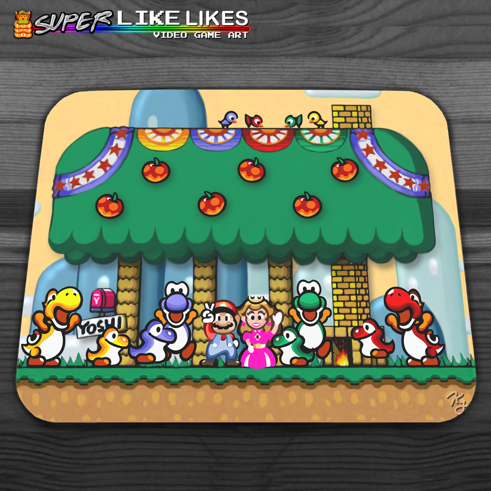 Super Mario World Mousepad on Storenvy