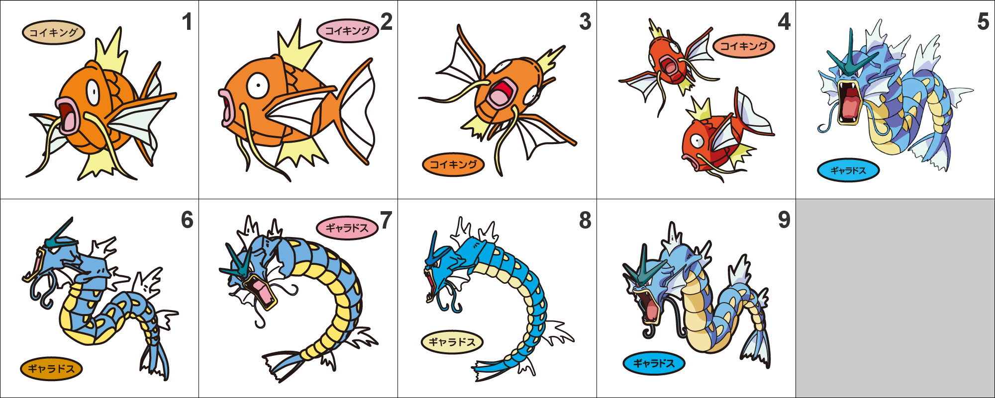 Gyarados Magikarp