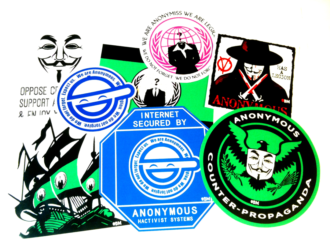 ANONYMOUS DELUXE - Designer Sticker 8-pack · Populous Ephemera · Online ...