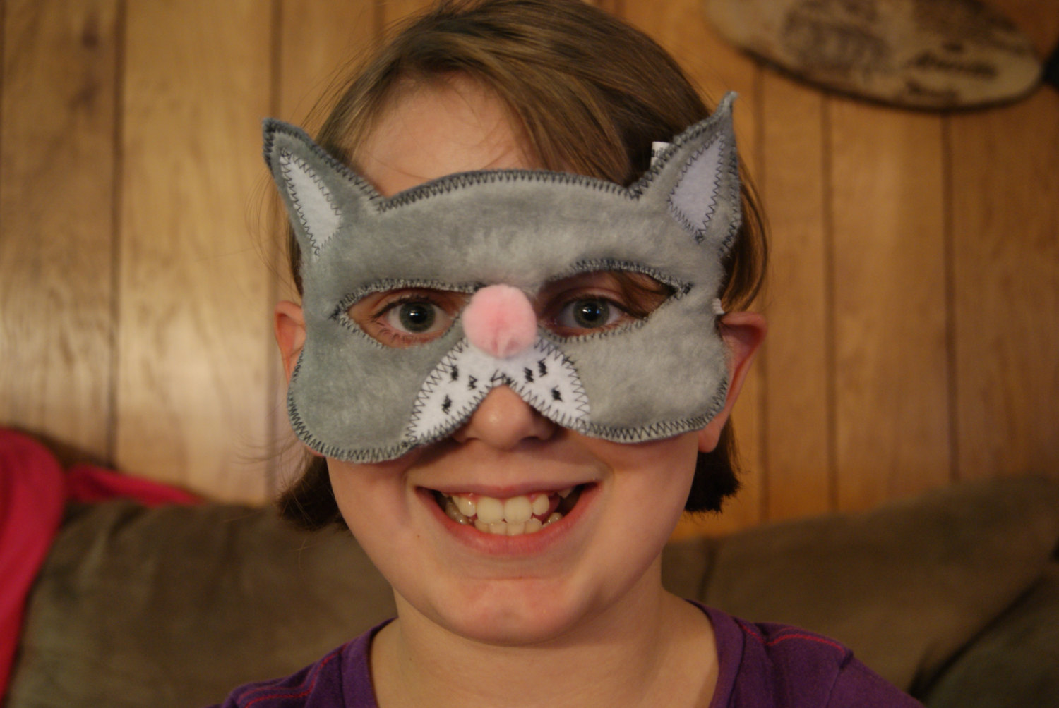 Cat Mask, Kitty Mask, Kitten Animal Mask, Farm Animal Birthday Party ...