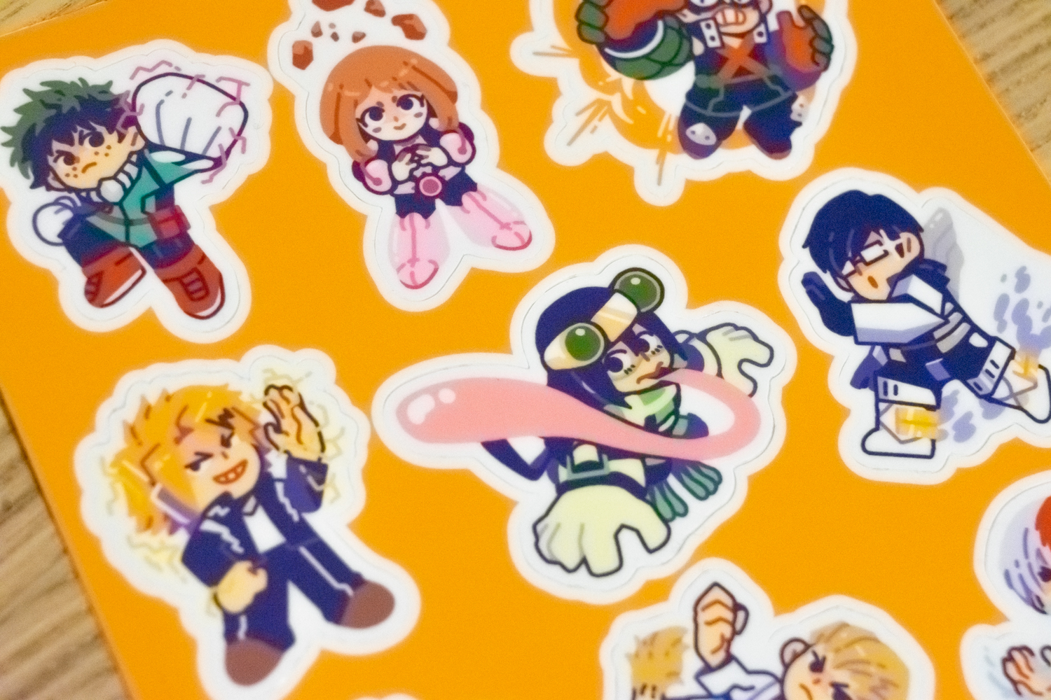 MHA Sticker Sheets on Storenvy