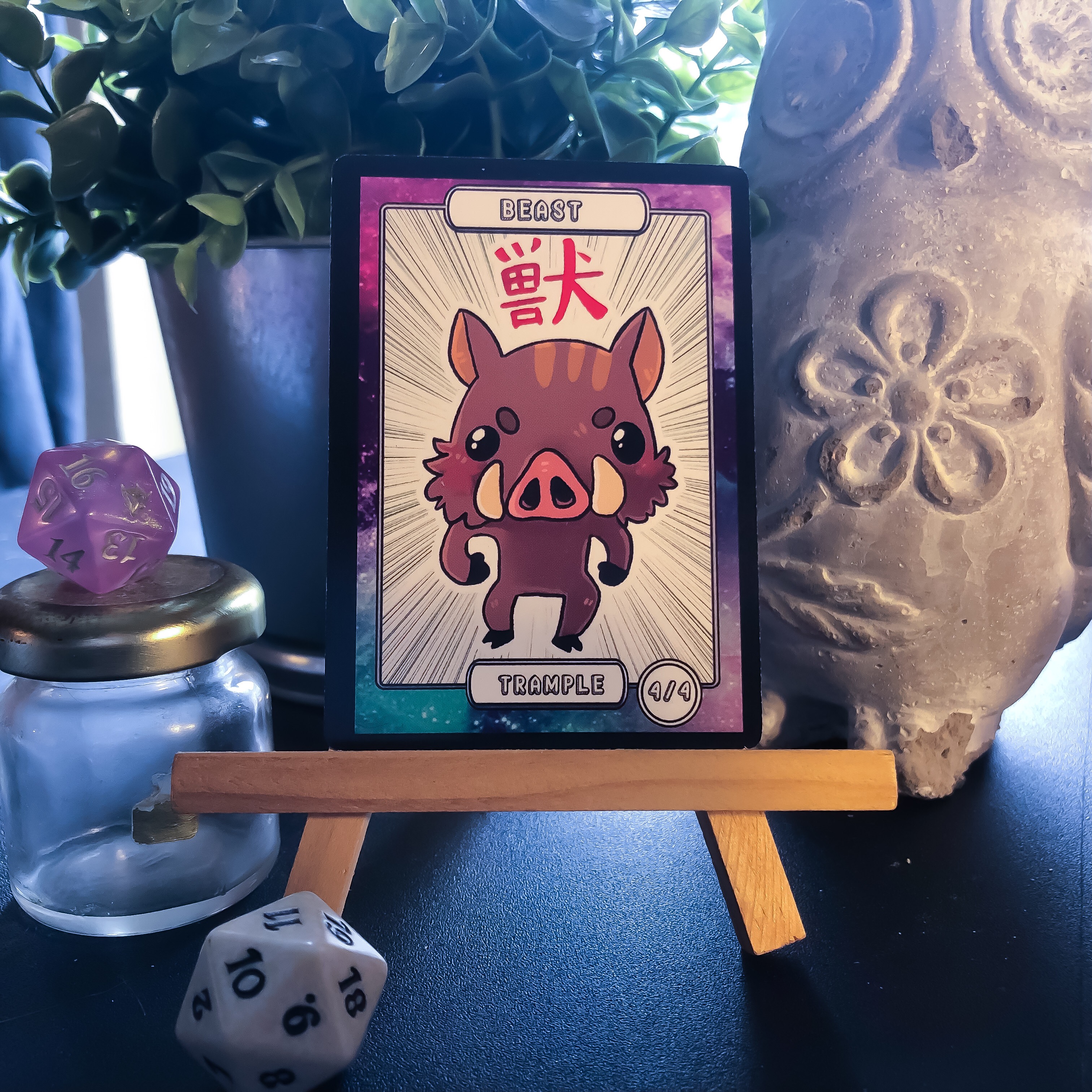 Beast 4/4 Token · Inklin Customs · Online Store Powered by Storenvy