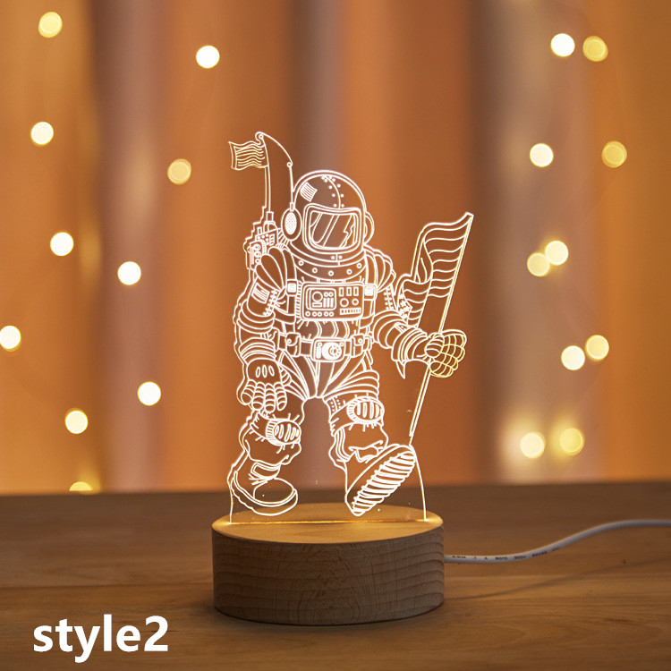 Astronaut Night Light Creative Spaceman 3D Table Lamp on Storenvy