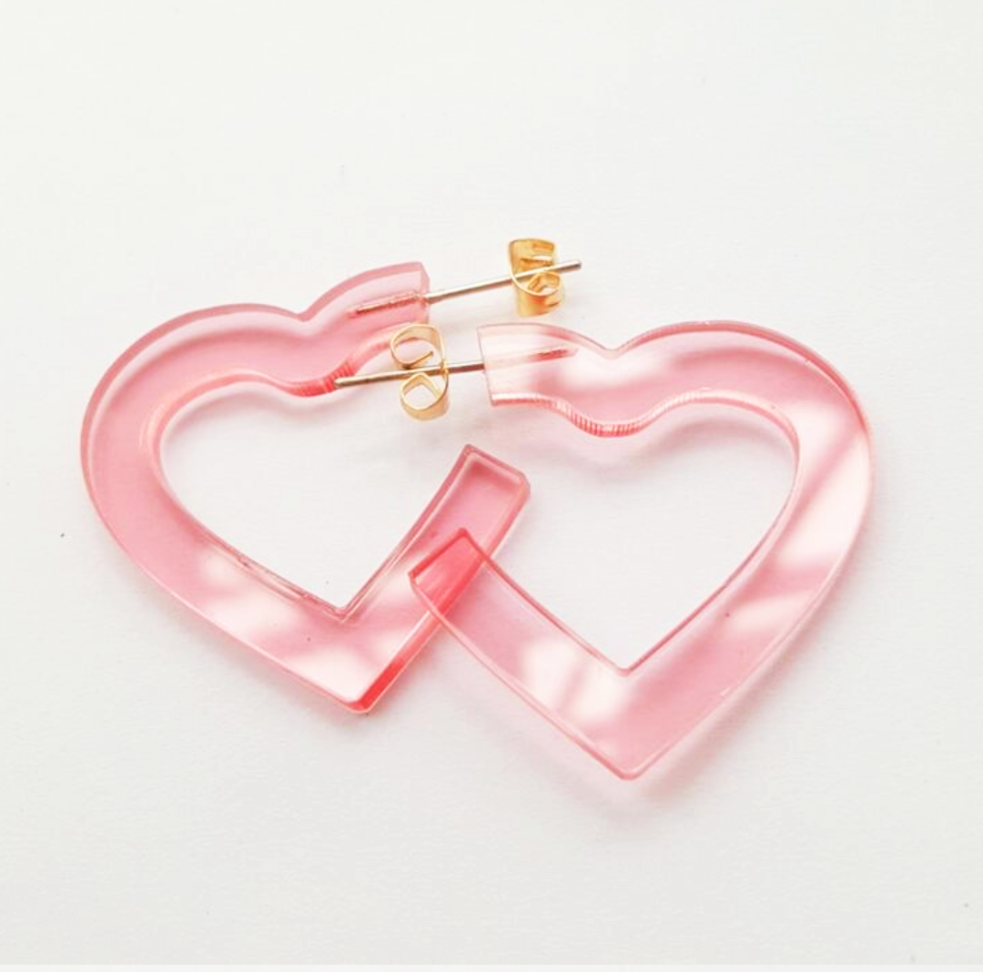 HEART EARRINGS on Storenvy