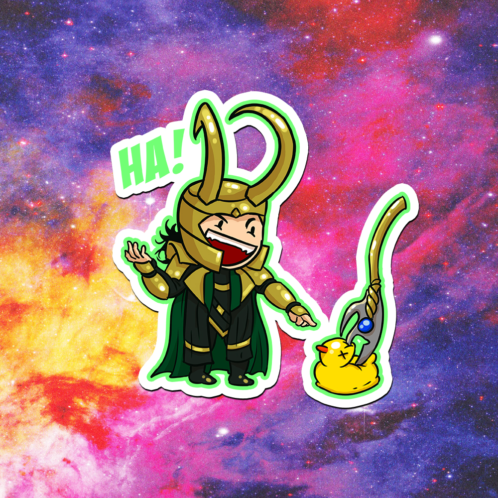 Loki Sticker on Storenvy