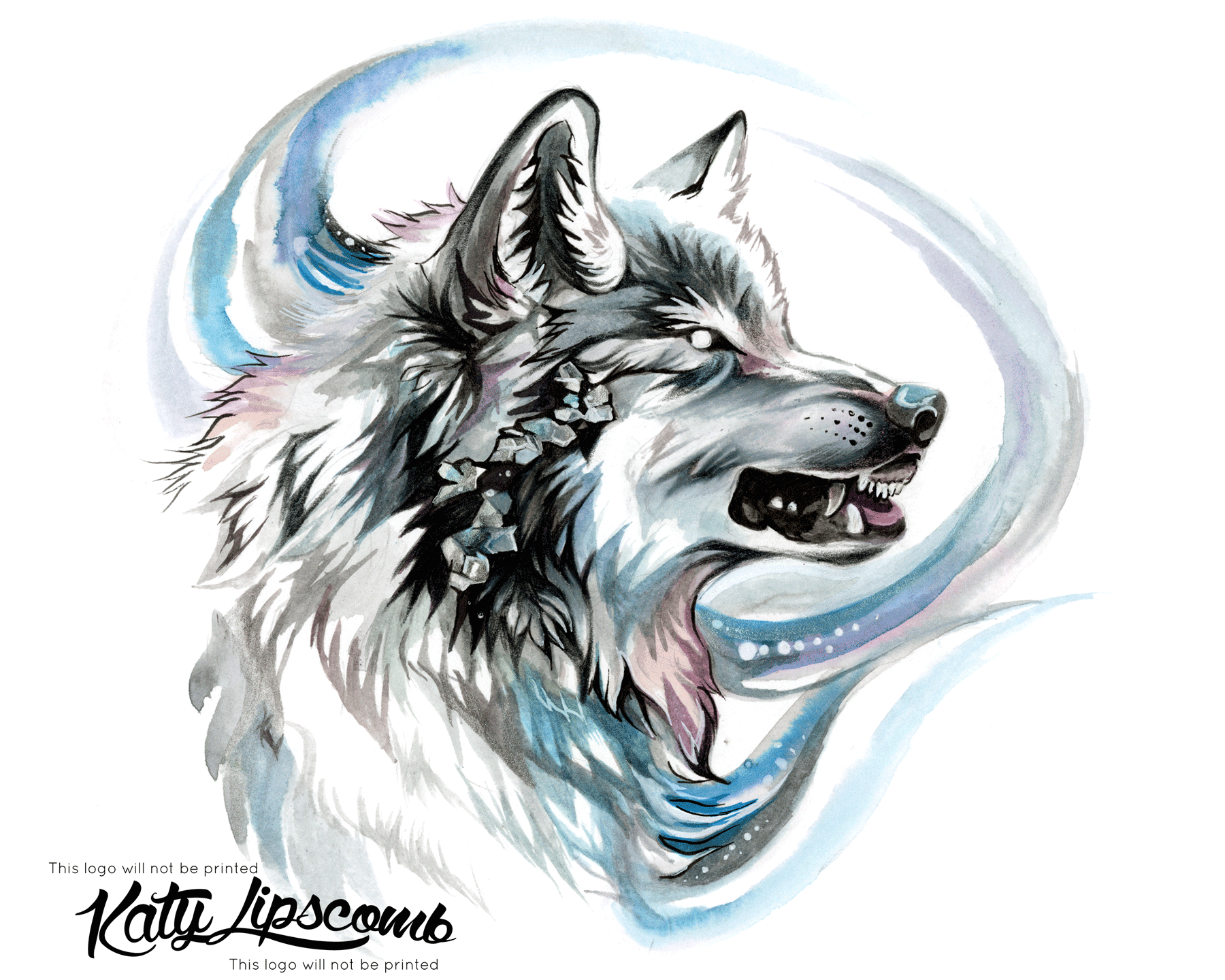 Crystal Wolf - Print · Katy Lipscomb · Online Store Powered by Storenvy