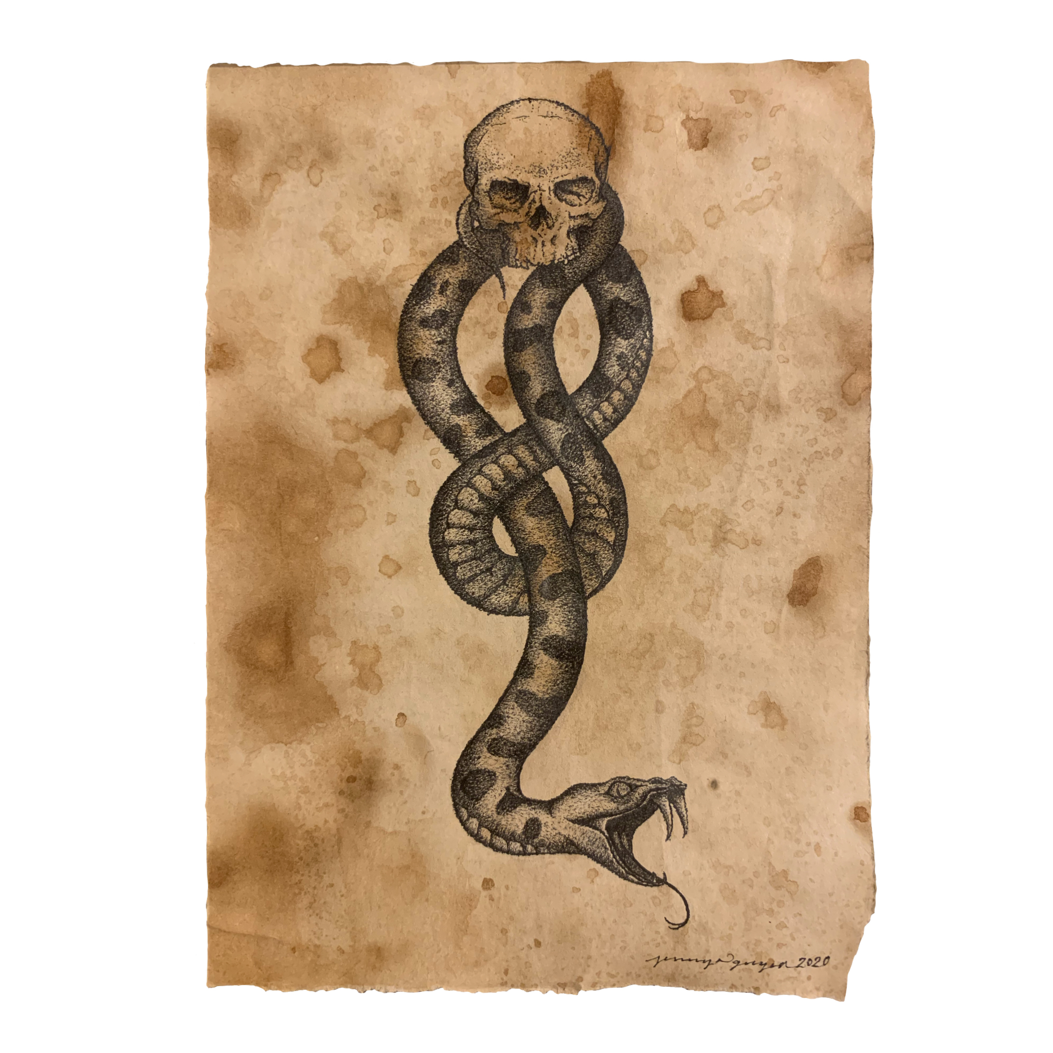 "The Dark Mark" Illustration - 4x6 · third eye designs · Online Store ...